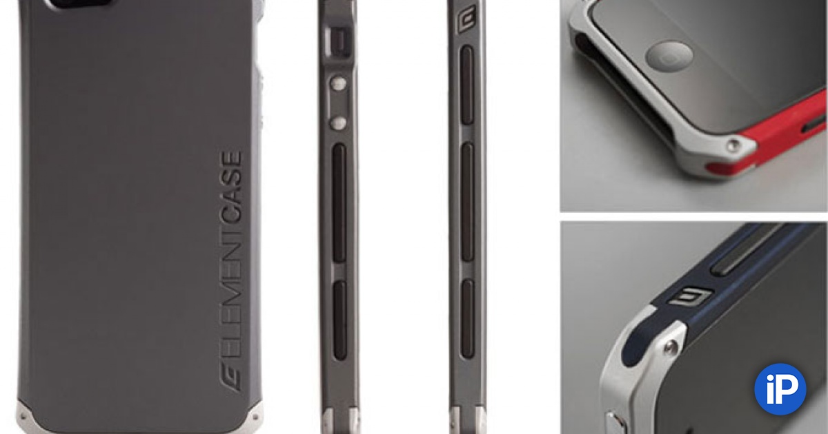 Element Case запаковала iPhone 5/5s в поликарбонат и алюминий