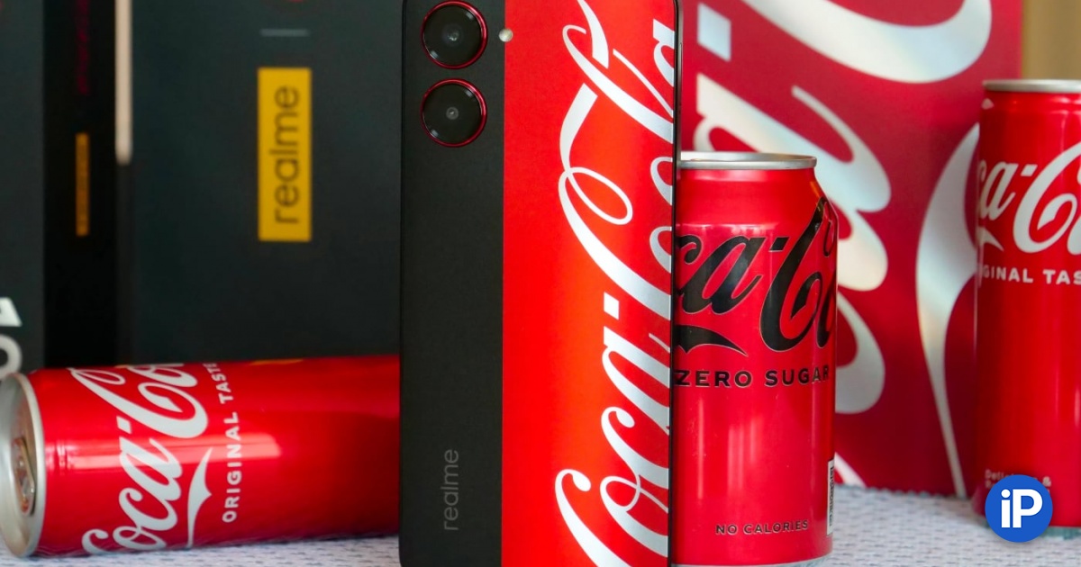 Coca-Cola и realme выпустили смартфон в дизайне, напоминающем банку ...
