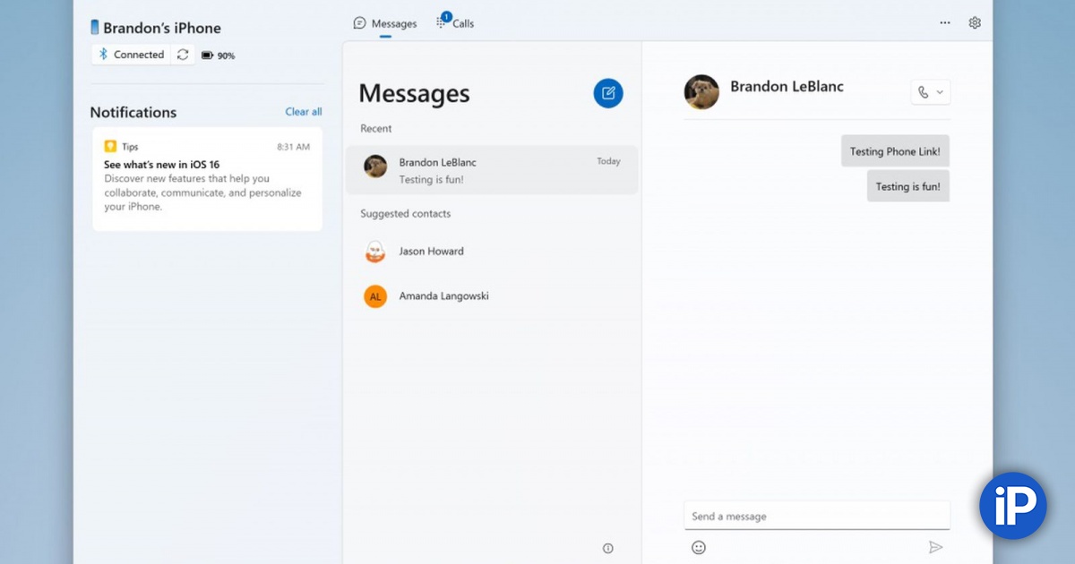 В Windows 11 стали доступны сообщения iMessage у всех пользователей