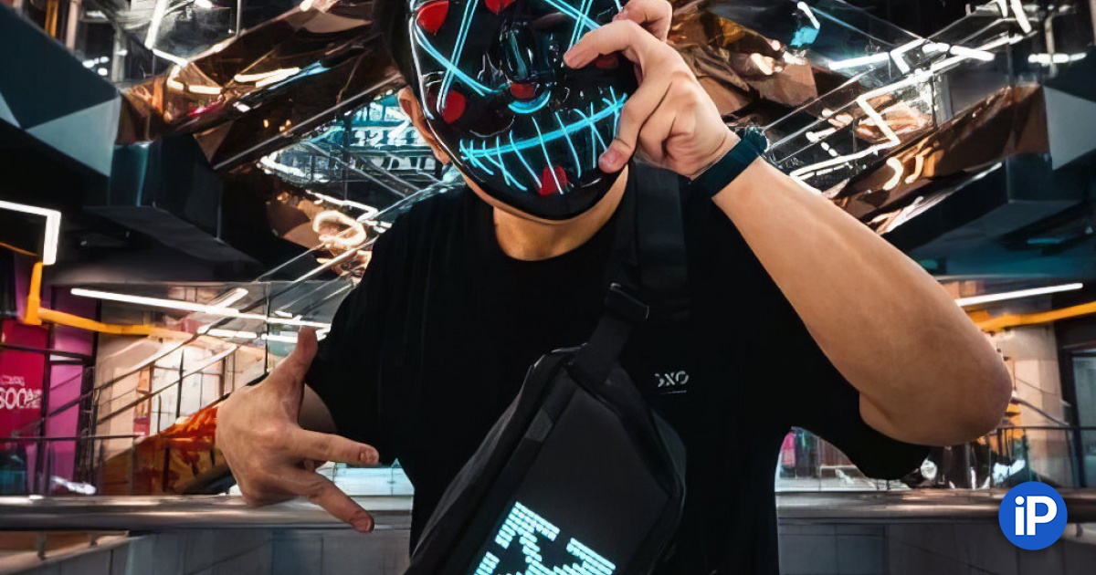 Вещь. Поясная сумка Divoom с пиксельным экраном и анимациями (можно ...