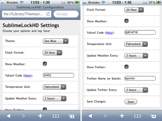 Sublime Lock HD: оригинальный и красивый Lock Screen