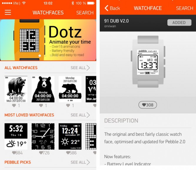 Pebble OS 2.0. Смартчасы с собственным магазином приложений