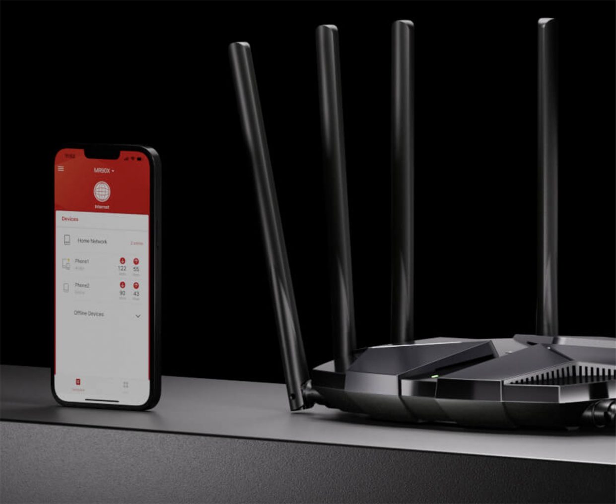 I installed a dual-band Mercusys MR90X router with Wi-Fi 6, and the ...