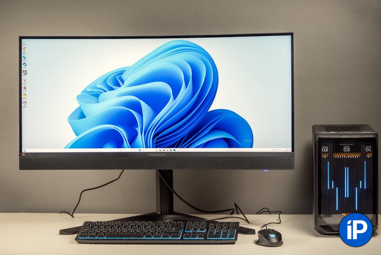 Обзор сверхширокого изогнутого монитора Predator X34 V3 с Mini-LED. С ...